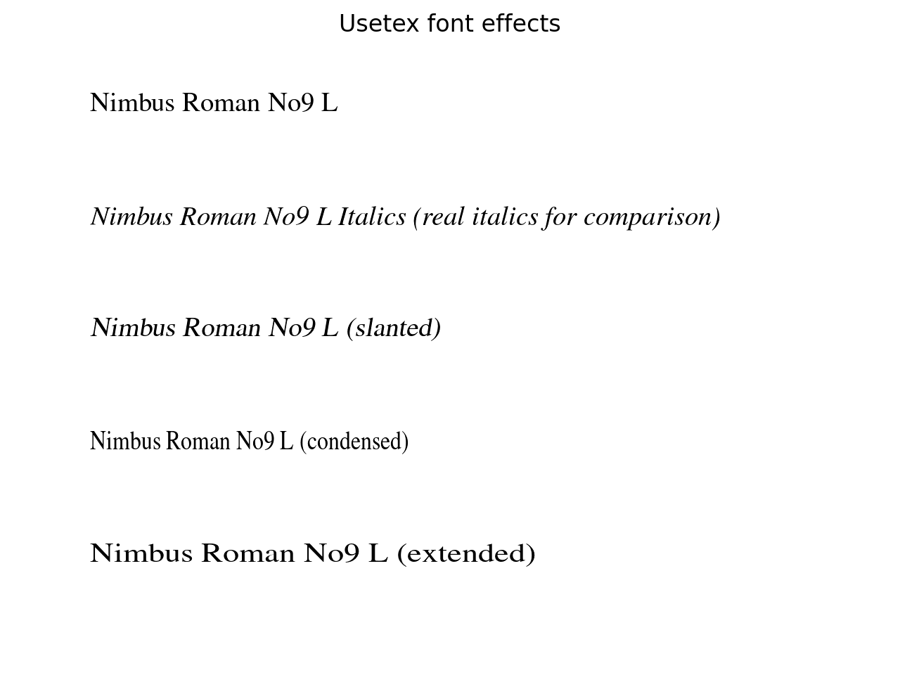 Usetex Font effetti_Matplotlib - Visualizzazione con Python